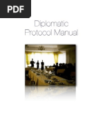 Diplomatic Protocol Manual Overview | PDF | Etiquette | Diplomacy