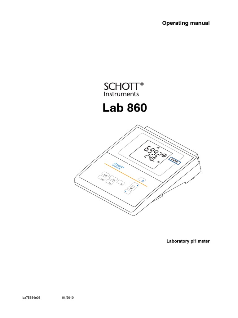 Lab 860 PH Meter 700 KB English PDF | PDF | Ph | Calibration