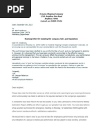 Show Cause Letter Template | PDF