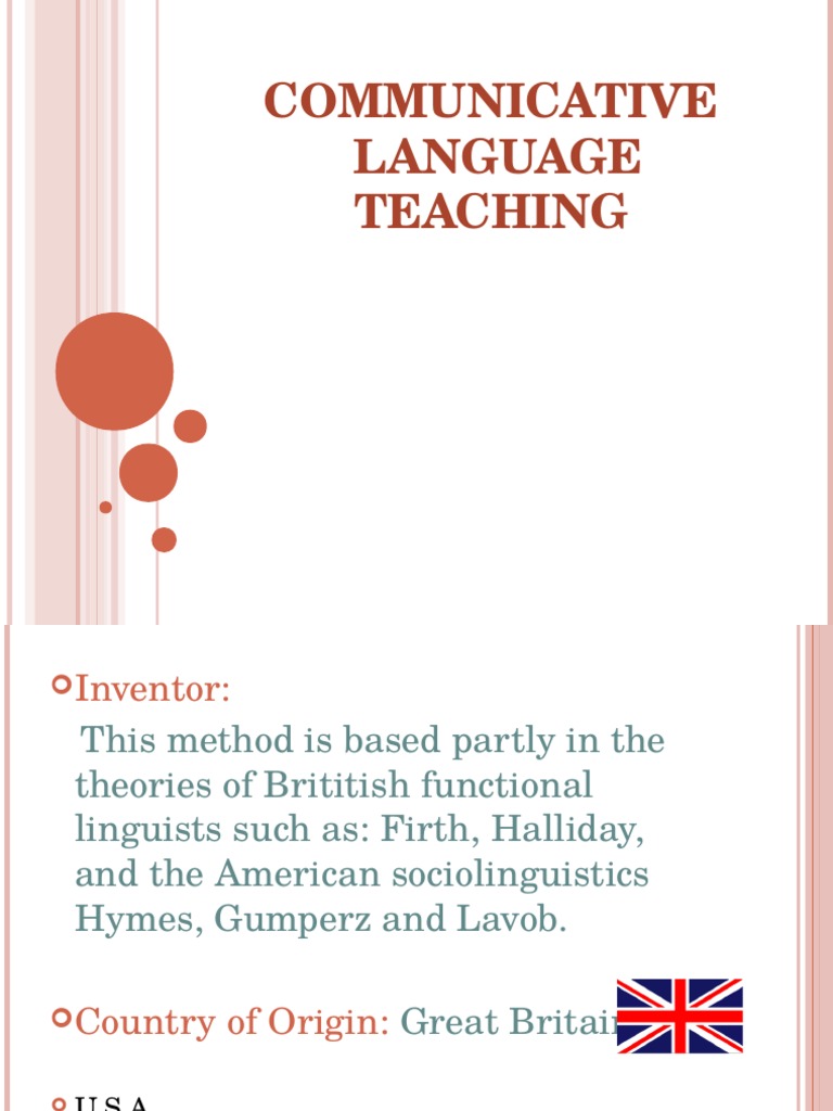 Communicative Language Teaching Method | Download Free PDF | Language ...