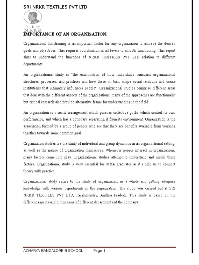 NRKR Textiles | PDF | Cotton | Spinning (Textiles)