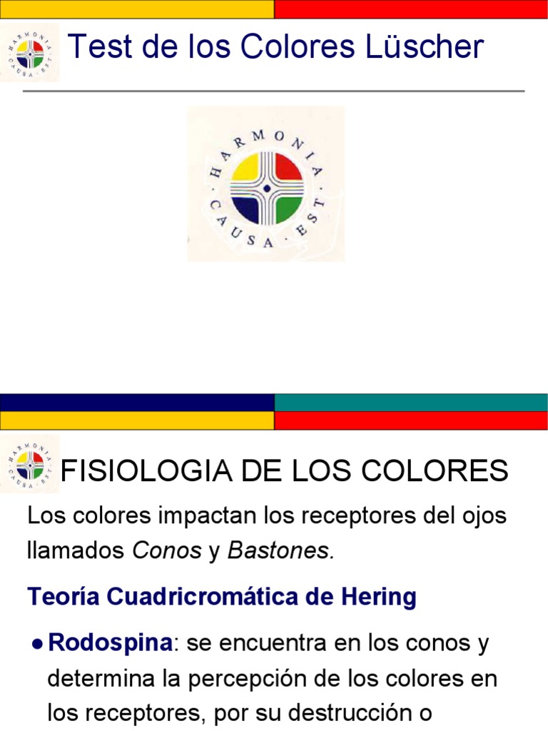 Test de Colores Lüscher: Psicología y Significado | PDF | Psique ...