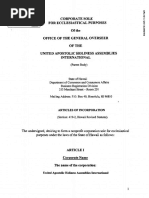 Sample Church Constitution and Bylaws | PDF | Baptism | Deacon