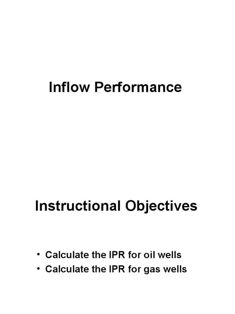 13 Inflow Performance | PDF | Permeability (Earth Sciences) | Fluid ...