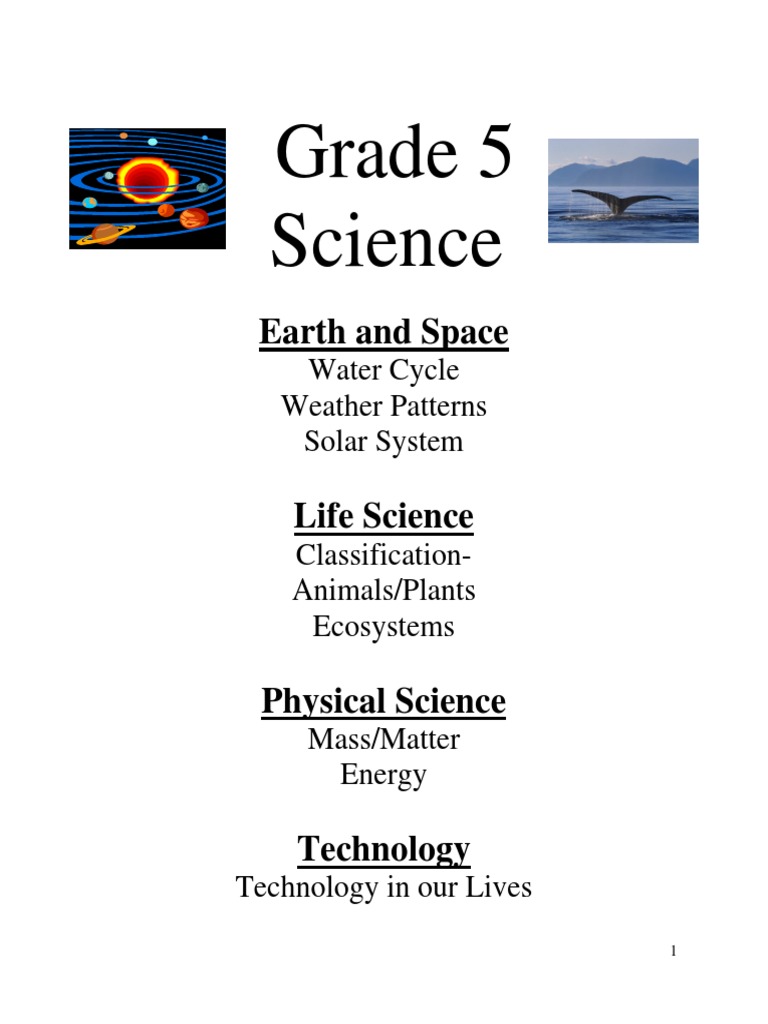 Grade 5 Science Guide | PDF | Ecosystem | Plants