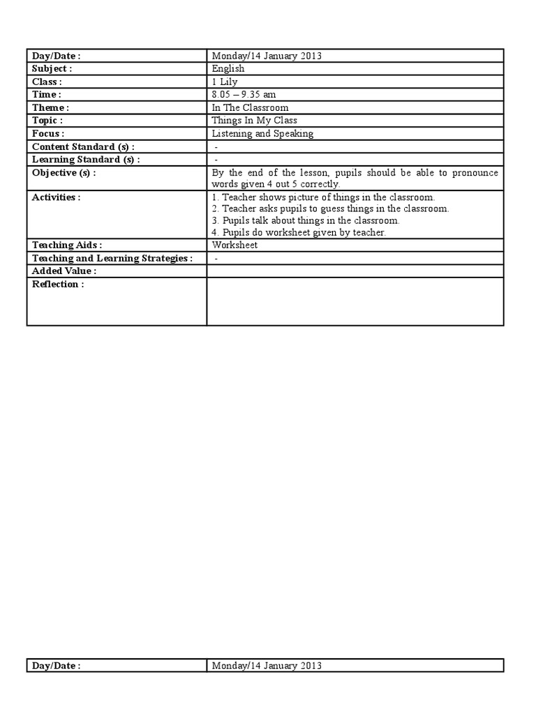 Classroom & Writing Activities | PDF