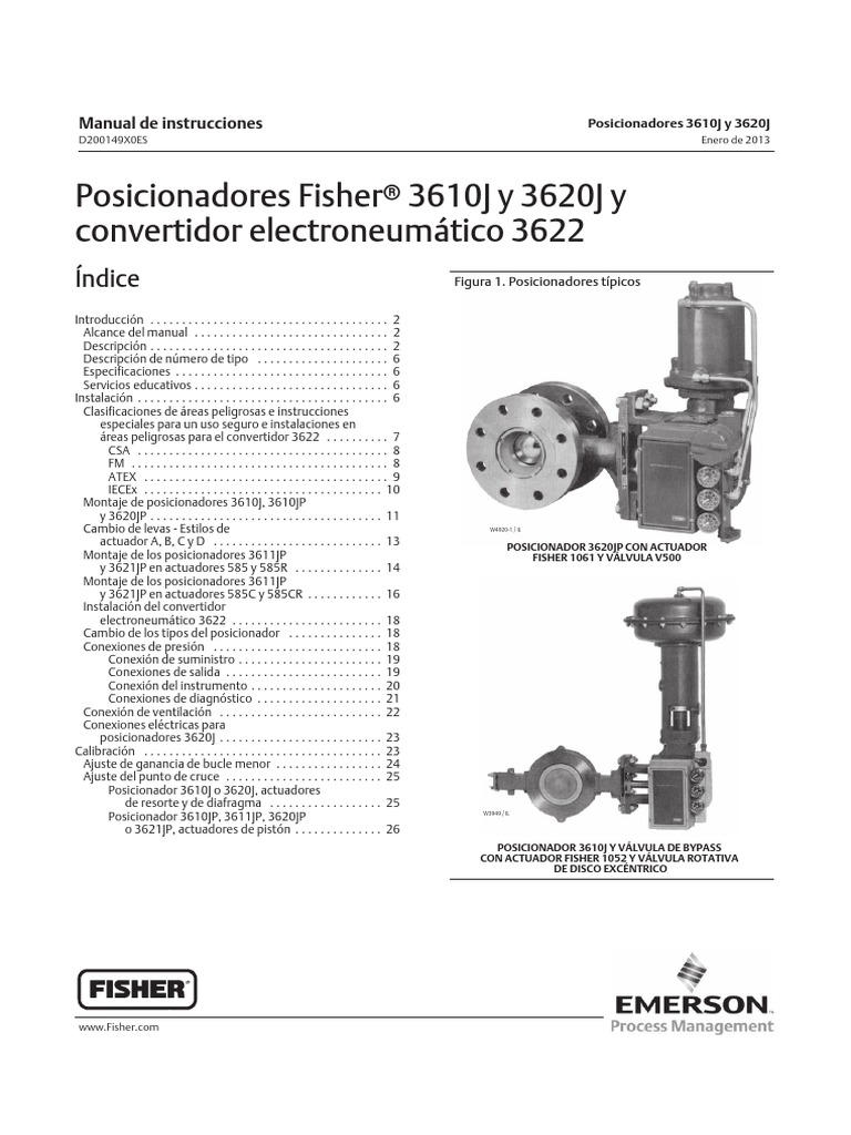 Posicionador Fisher | PDF | Solenoide | Tornillo