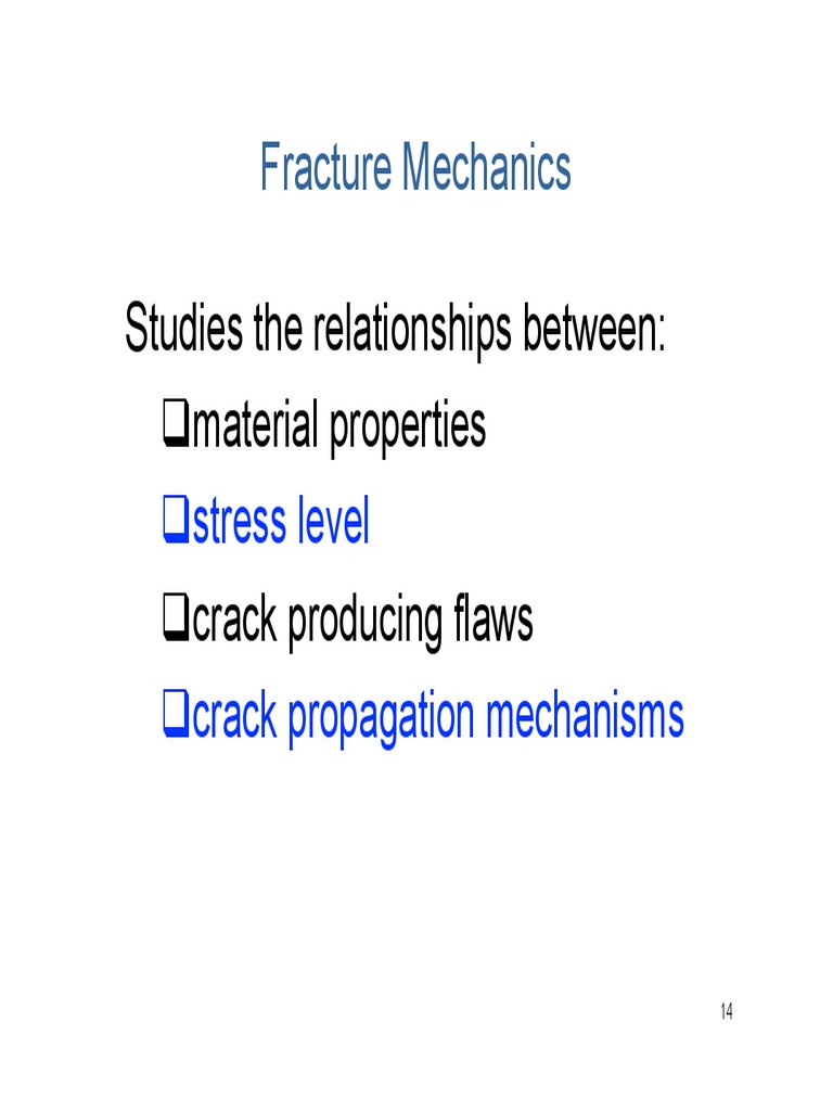 Fracture Mechanics | Fracture | Fracture Mechanics