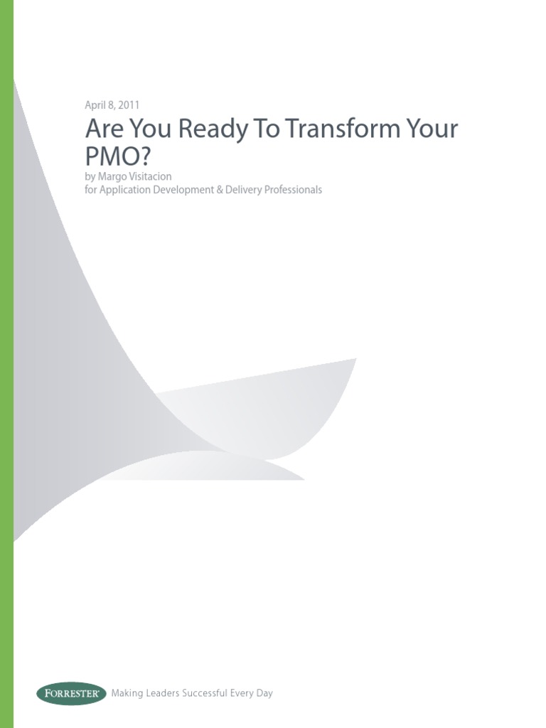 Are You Ready To Transform You PMO Complete | PDF | Project Management ...