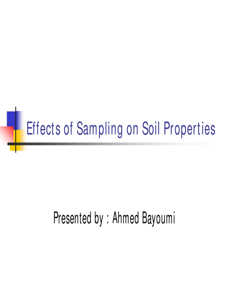 Sample Disturbance | PDF | Geotechnical Engineering | Soil