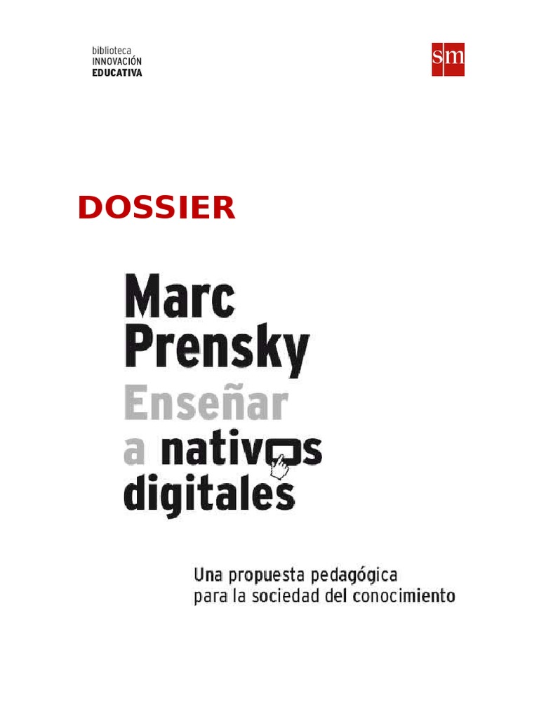 Nativos Digitales de Marc Prensky | PDF | Maestros | Aprendizaje