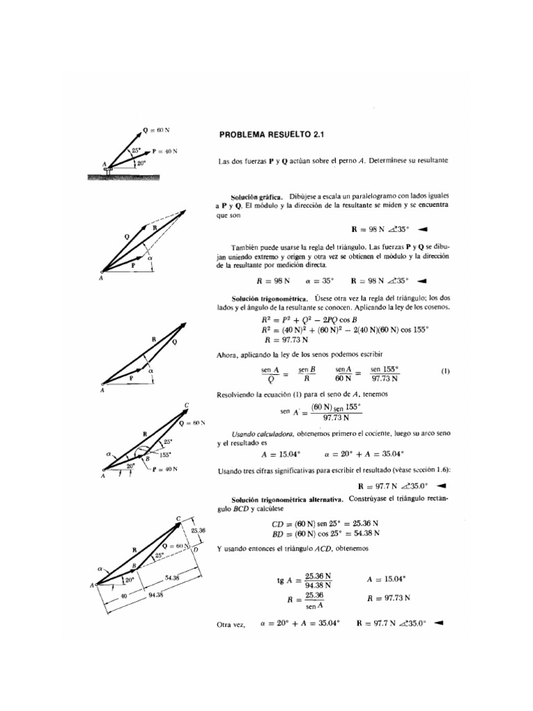 Vectores Equilibrio | PDF
