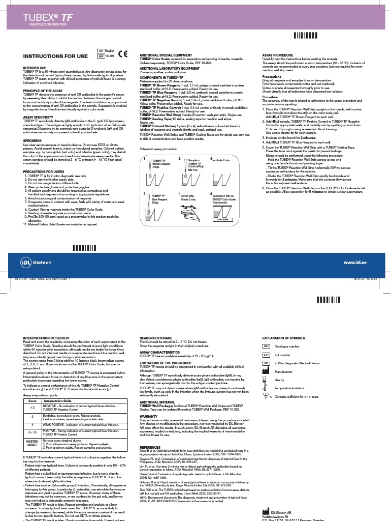 Tubex Test.pdf | Infection | Public Health