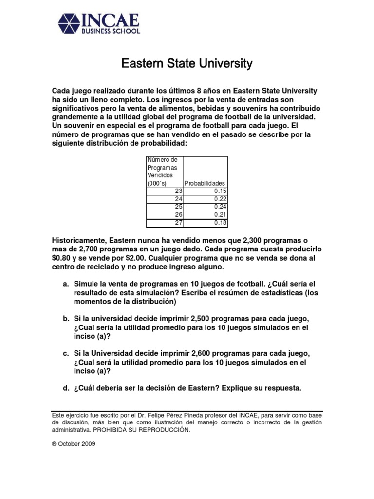Eastern State University | PDF | Deportes y actividades al aire libre ...