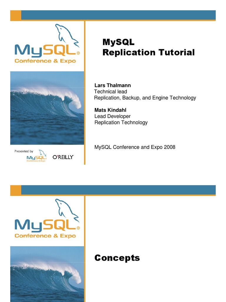 MySQL Replication Tutorial Presentation | PDF