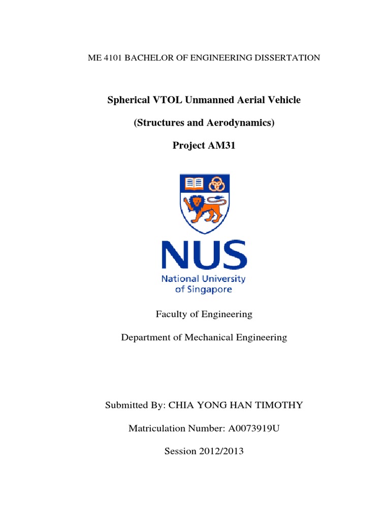Spherical VTOL UAV Structure and Aerodynamics | PDF | Flight Dynamics ...