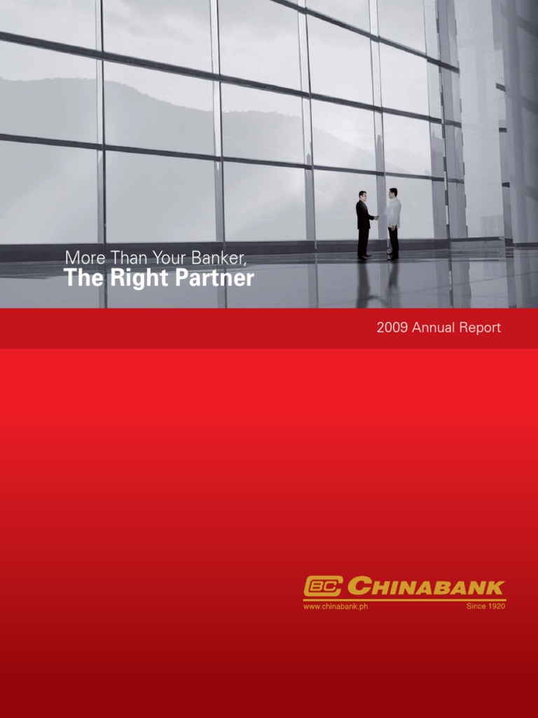 2009 Annual Report China Bank | PDF | Financial Markets | Banks