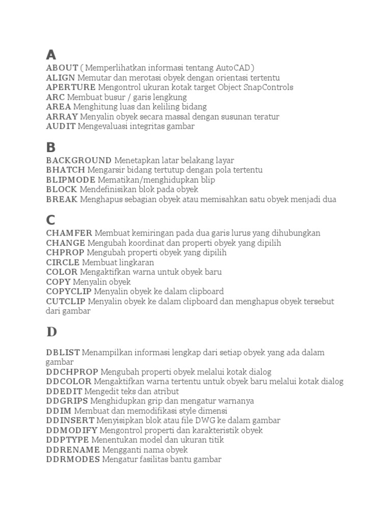 Comand Promp Autocad | PDF