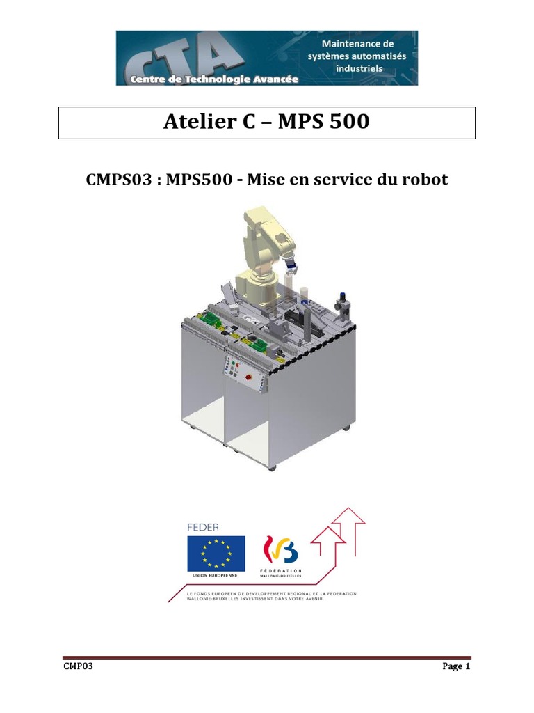 CMPS03 - Mise en Service Du Robot | PDF | Connectique | Programme ...