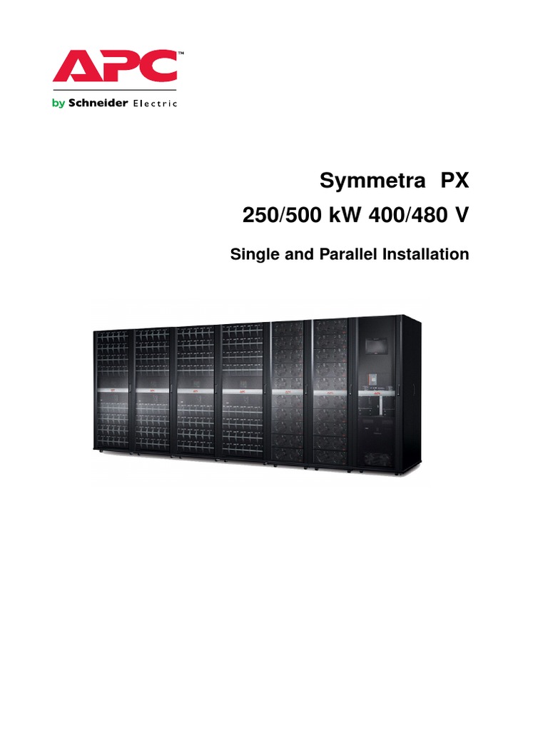 Symmetra-Px UPS Installation | PDF | Electromagnetism | Components