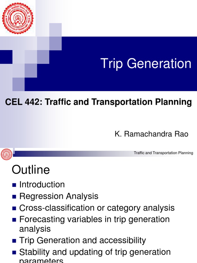4 Trip Generation Lecture 10.unlocked | PDF | Coefficient Of ...