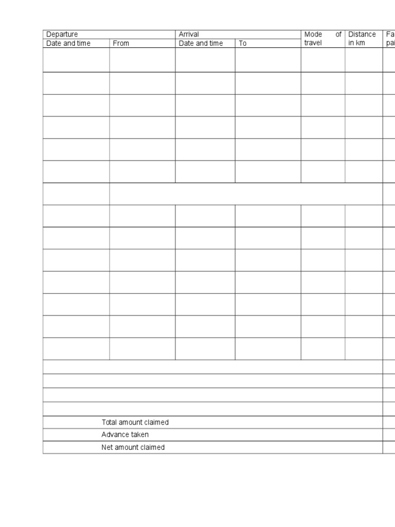 Ta Bill Proforma | PDF