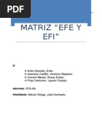 Matriz Efe y Efi | PDF | Coca Cola | Marca