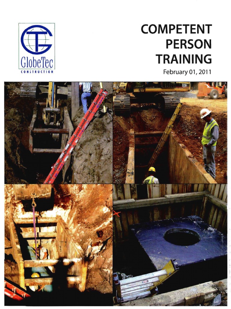 Competent Person Training | PDF | Soil | Deep Foundation
