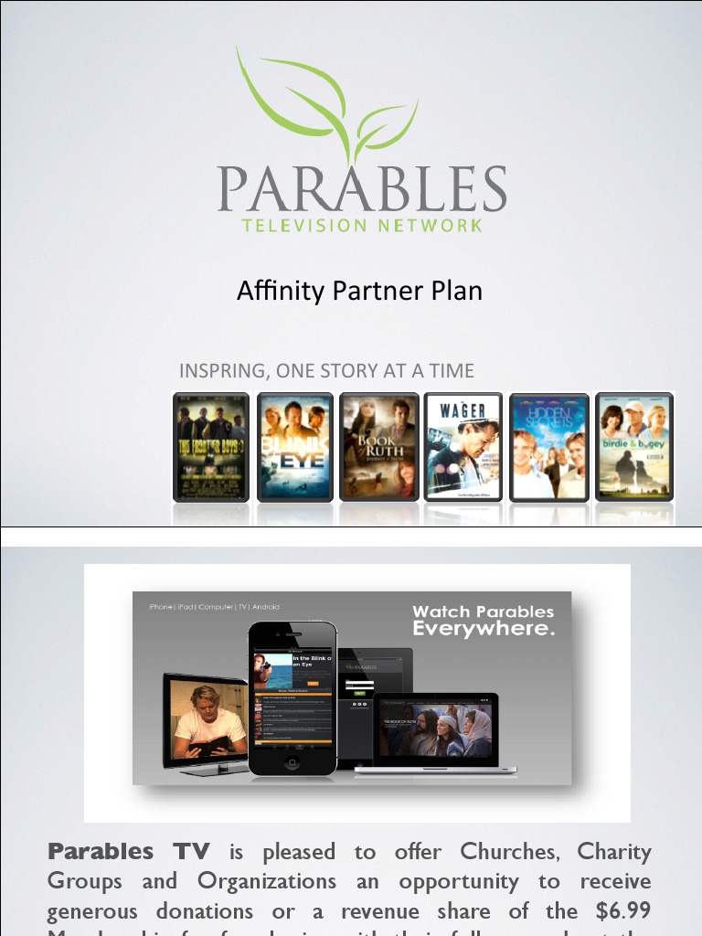 Parables Affinity Partner Plan 2015 | PDF | Business