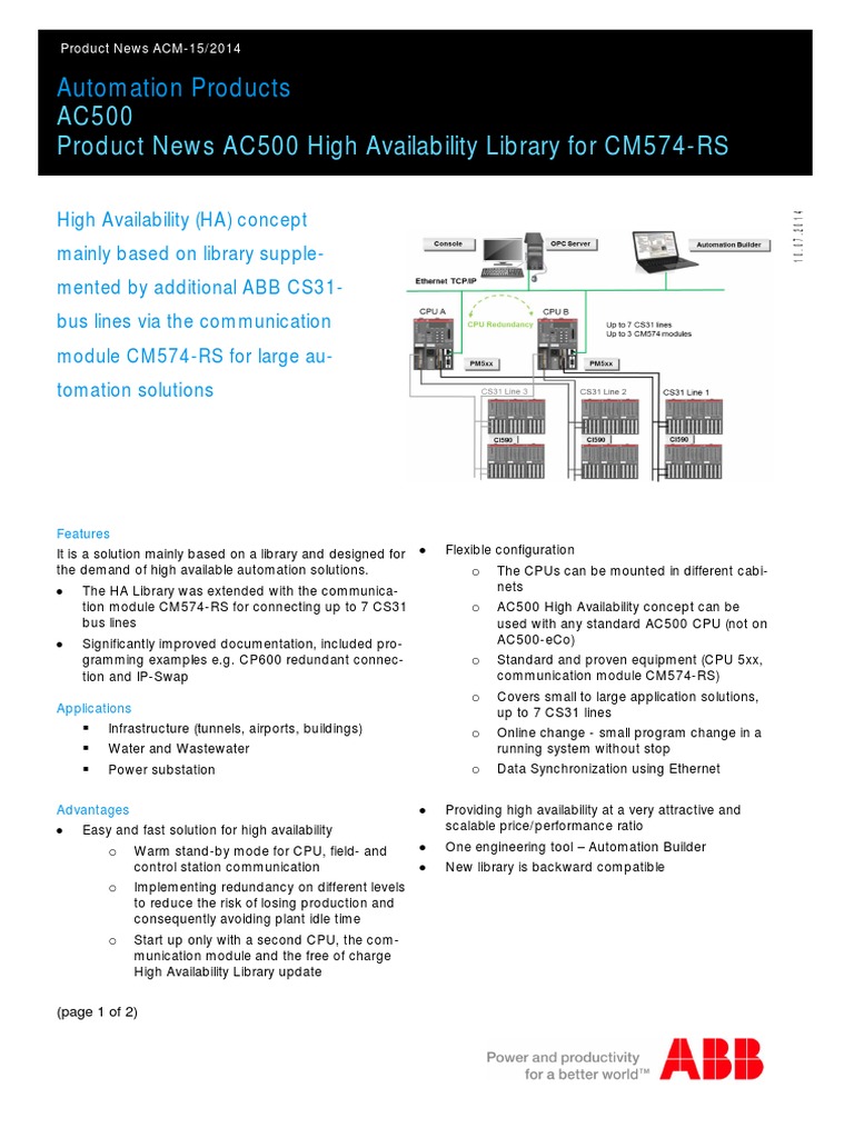 Product News Acm 15 | PDF | Central Processing Unit | Automation