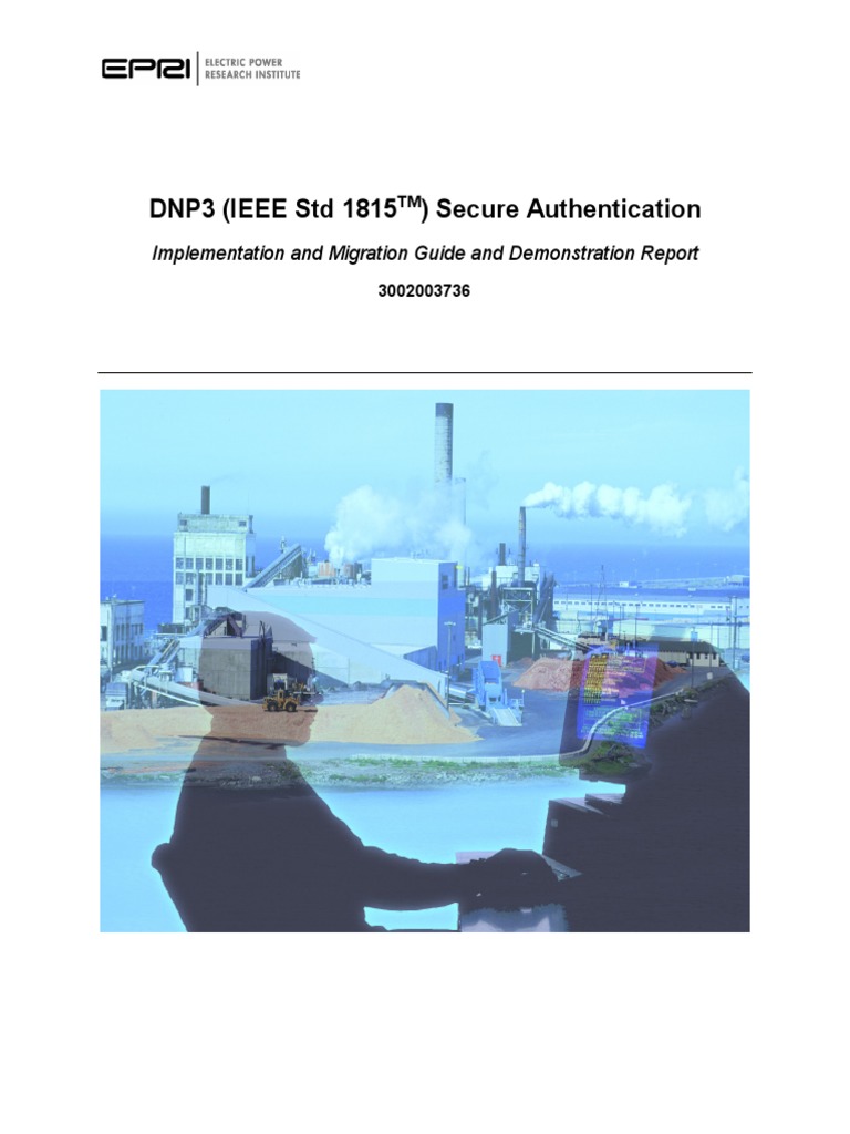 DNP3 | PDF | Public Key Cryptography | Computer Network