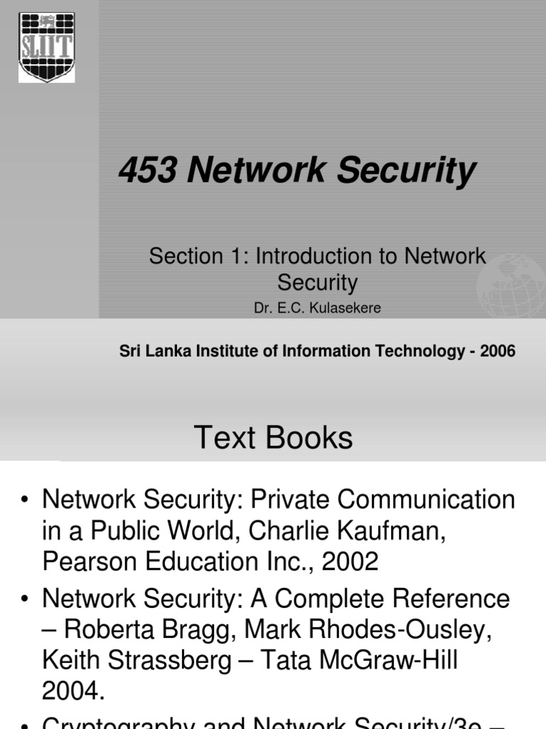 Network Security | PDF | Computer Security | Security
