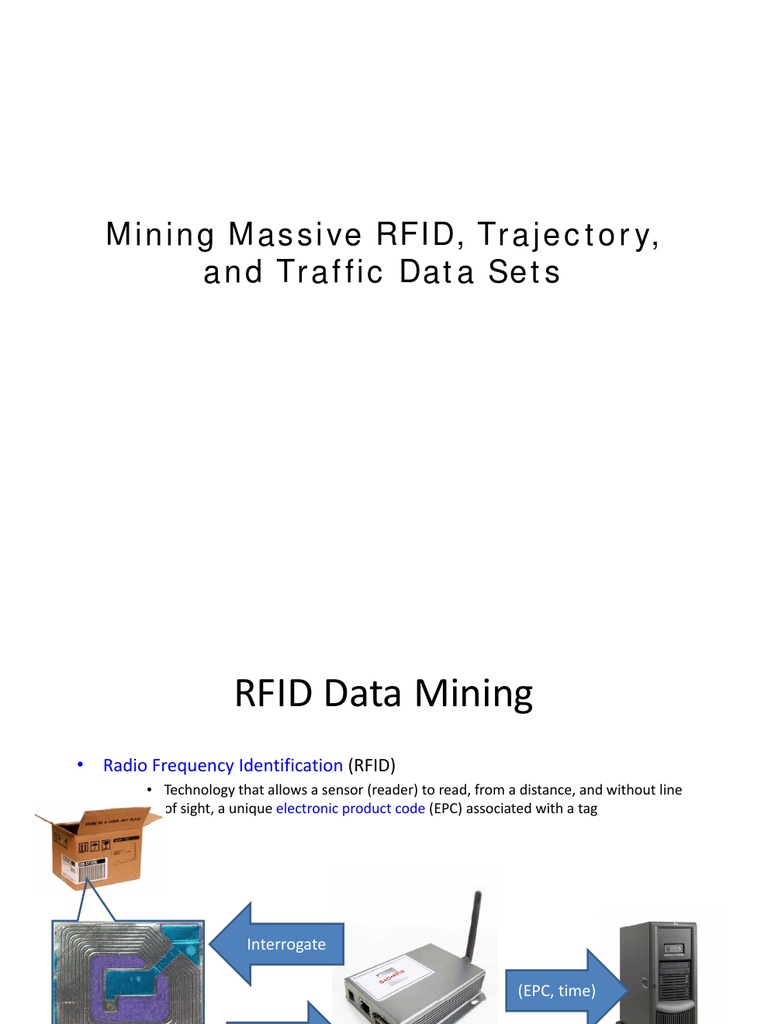 Mining Massive RFID, Trajectory, and Traffic Data | PDF | Radio Frequency Identification | Data ...