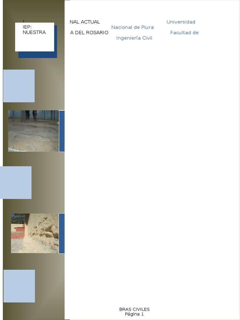 Mantenimiento de Obras Civiles | PDF | Rieles | Agua