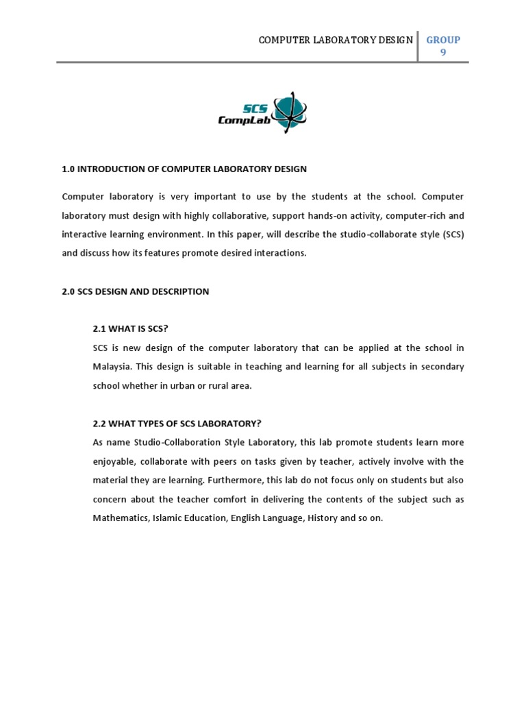 Computer Laboratory Design | PDF | Network Topology | Computer Network