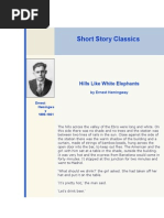 Ernest Hemingway - Hills Like White Elephants | PDF