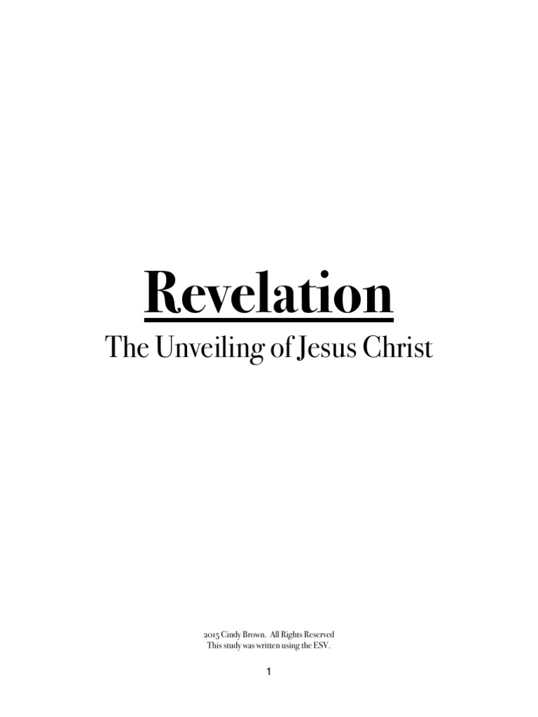 Revelation: The Unveiling of Jesus Christ | John The Apostle | Book Of ...
