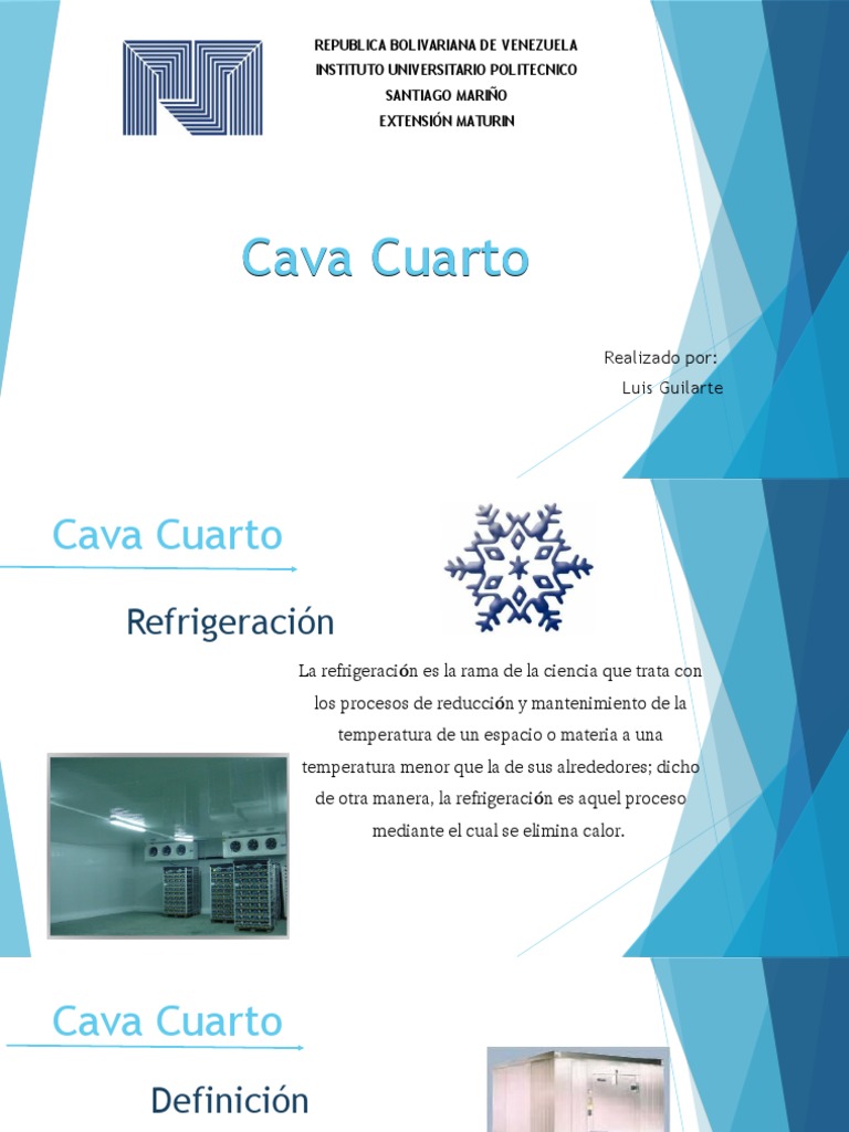 Cava Cuarto. Luis | PDF | Aislamiento térmico | Refrigeración