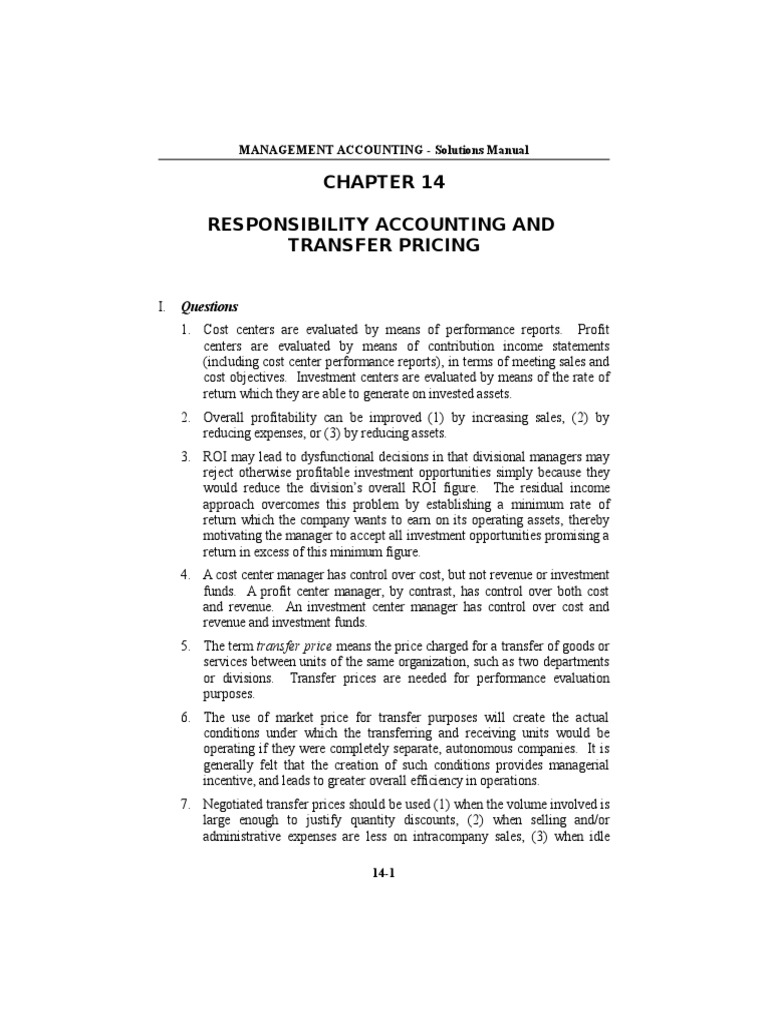 Chapter 14 - Answer | PDF | Revenue | Profit (Accounting)