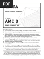 AMC 8 Formulas and Strategies Handout | PDF | Area | Triangle