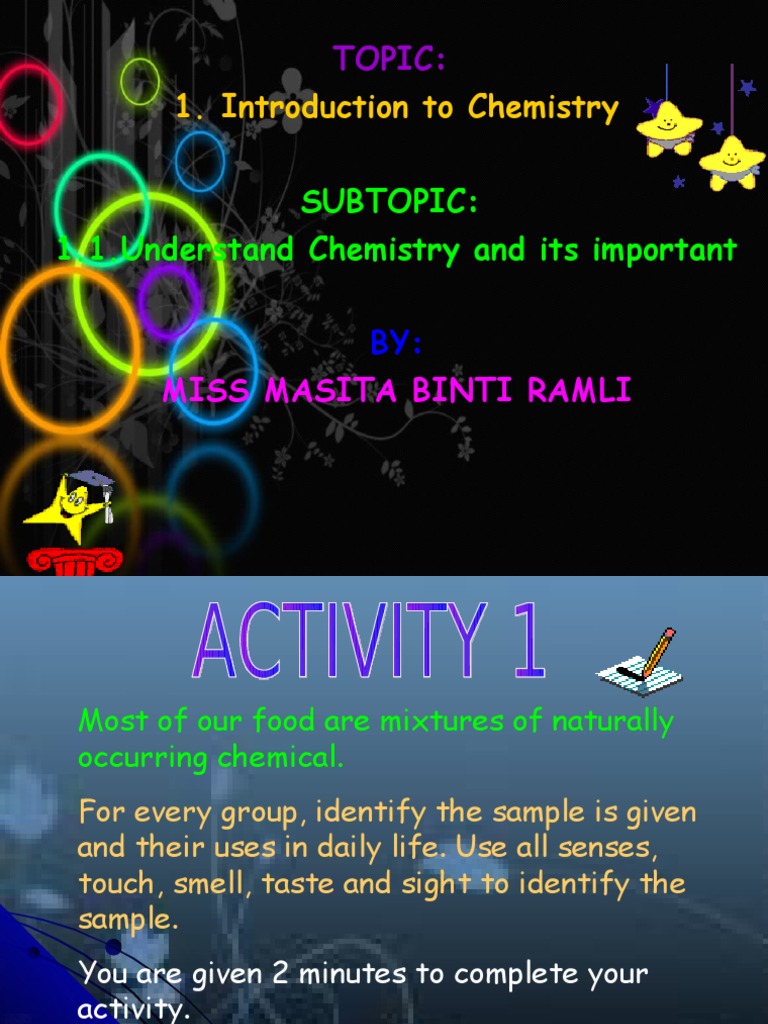 TOPIC: 1. Introduction To Chemistry SUBTOPIC: 1.1.understand | PDF ...