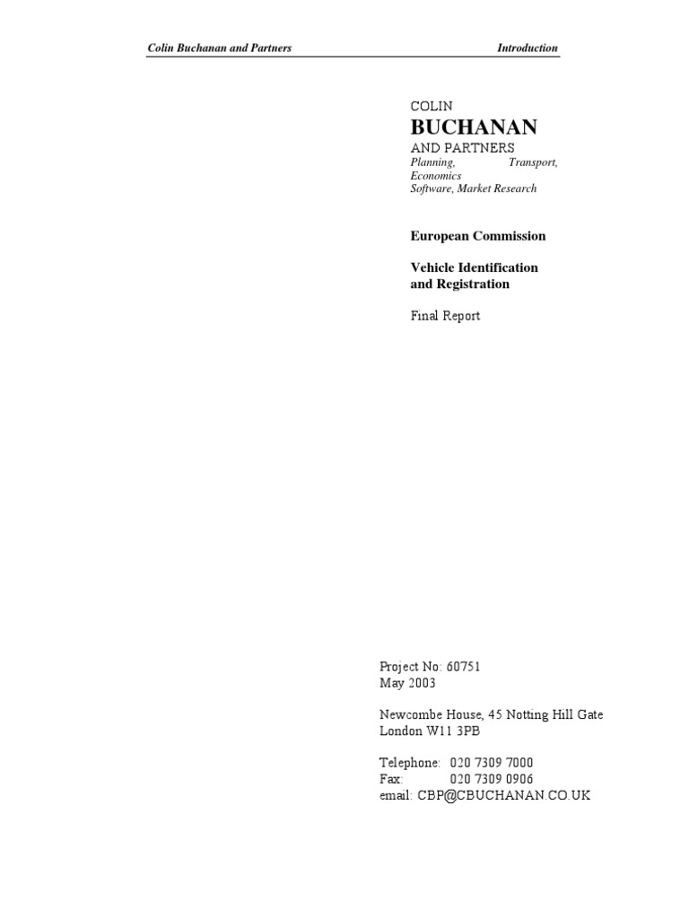 Railway Vehicle Identification and Registration | PDF | European Union ...