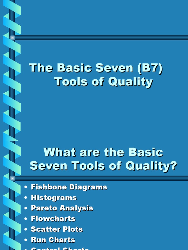 The Basic Seven Tools of Quality | PDF | Scatter Plot | Histogram