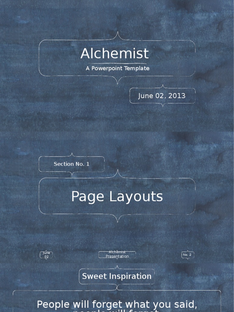 Alchemist: A Powerpoint Template | PDF