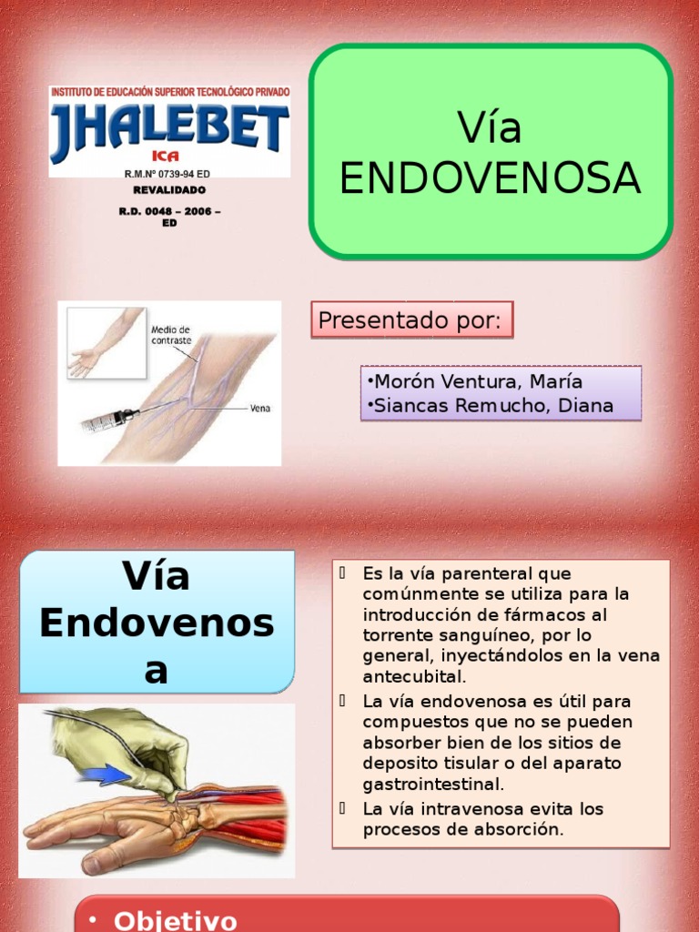 Via Endovenosa | Terapia intravenosa | Farmacología