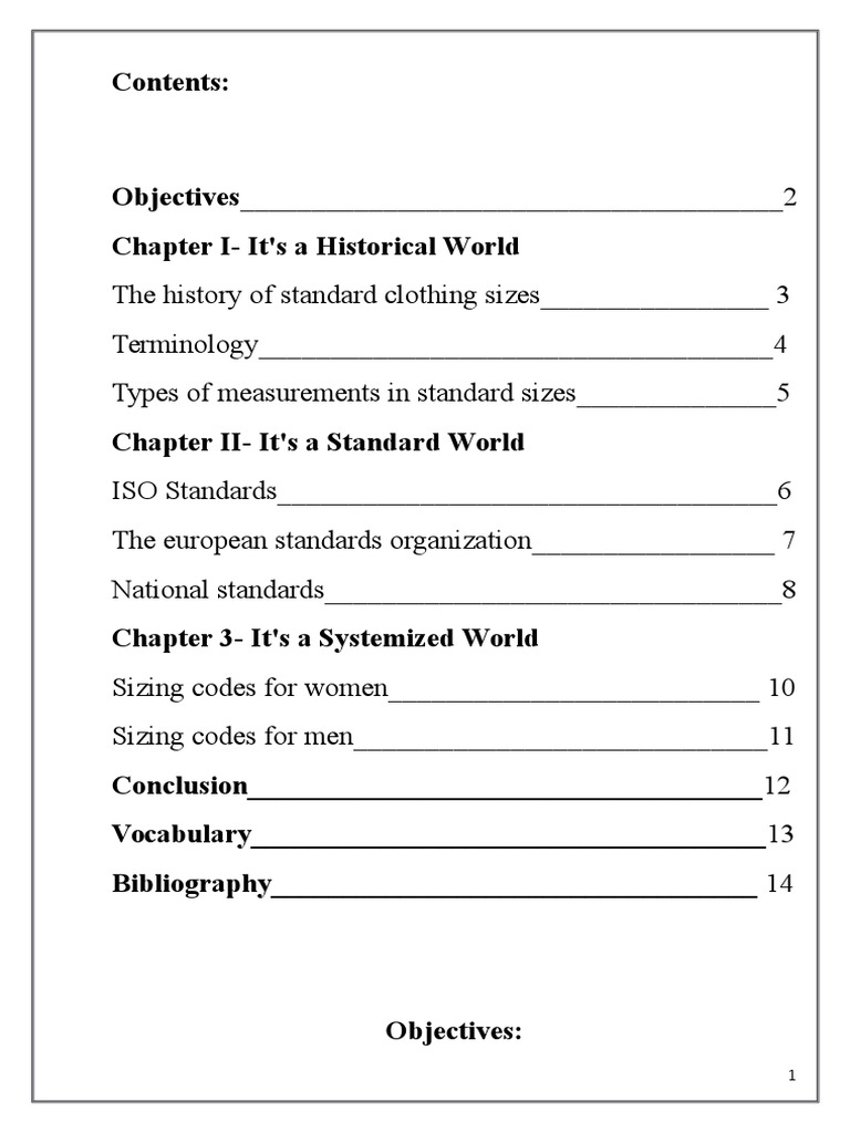 Sizing Systems in The Apparel Industry | PDF | Clothing | Softlines ...