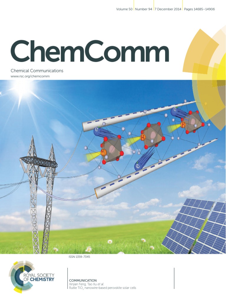 Chemcomm: Chemical Communications | PDF | Titanium Dioxide | Solar Cell