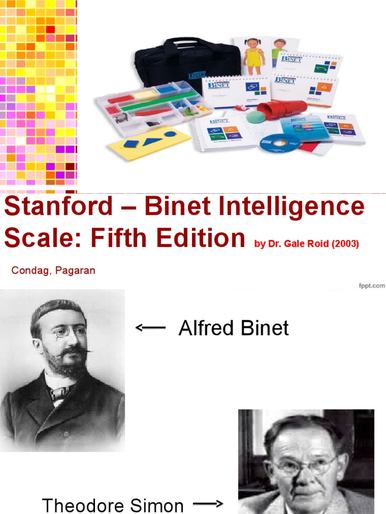 Stanford Binet 5.pptx | Intelligence | Psychometrics | Free 30-day ...