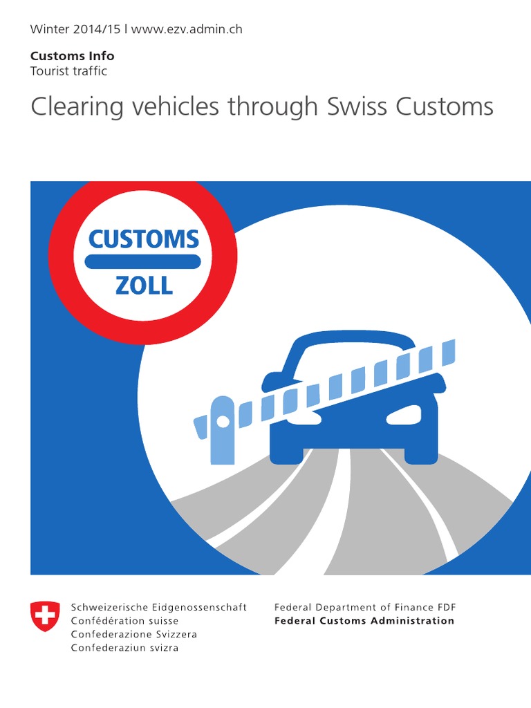 Swiss Vehicle Customs Guide | PDF | Switzerland | Customs