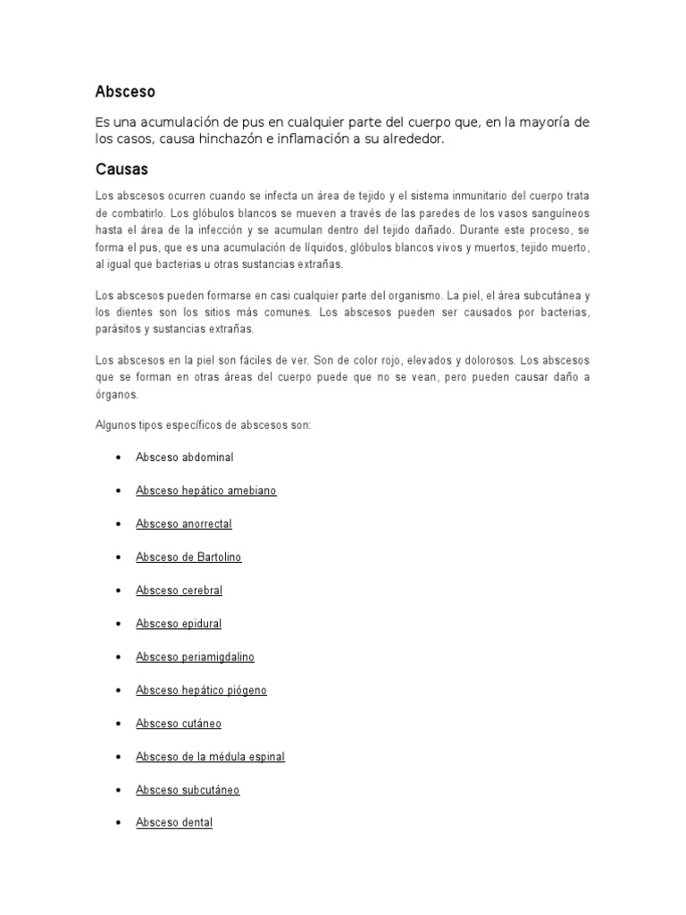 Absceso Gluteo Inguinal | PDF | Medicina | Enfermedades y trastornos